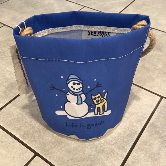 Life Is Good | Bags | Sea Bags Of Maine Life Is Good Small Bucket Bag ...